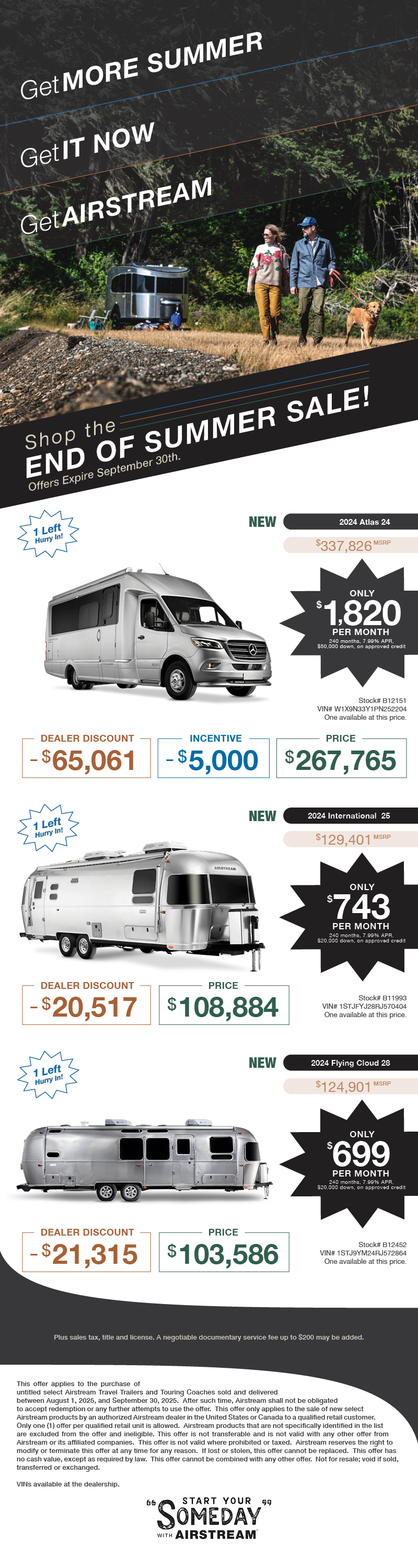 New Airstream & RVs for Sale Milton WA | Seattle Airstream Adventures